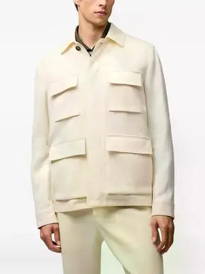 RETORI Pocket-detail Linen Jacket