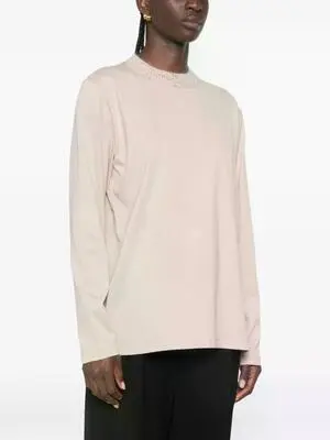 Fabiana Filippi Ribbed-neck T-shirt