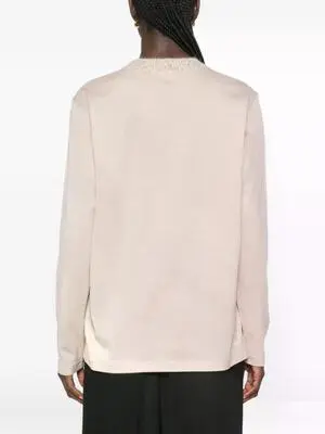 Fabiana Filippi Long Sleeve Crew Neck T-shirt