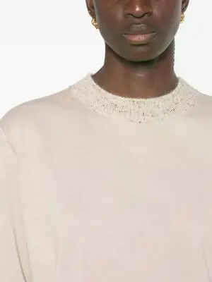 Fabiana Filippi Long Sleeve Crew Neck T-shirt