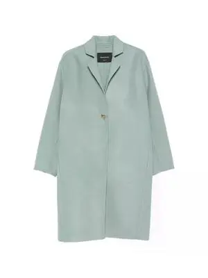 Fabiana Filippi Knot-detail Single-breasted Coat - Green
