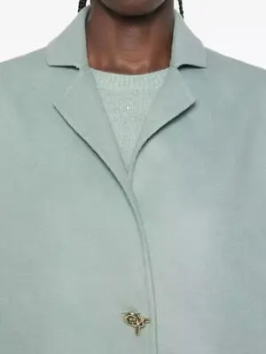 Fabiana Filippi Knot-detail Single-breasted Coat