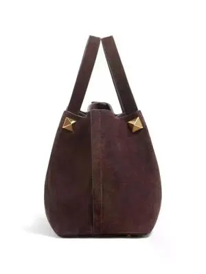 Valentino Garavani Small Shopping Bag In Soft Suede
