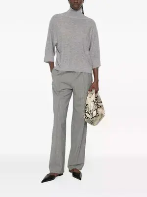 Fabiana Filippi Embellished High-neck Trousers