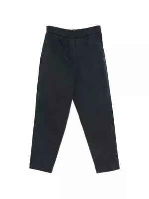 Fabiana Filippi Elasticated-waist Straight-leg Trousers - Blue