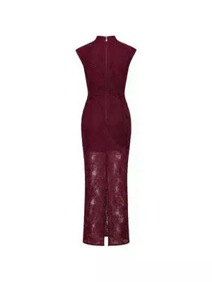 ROTATE BY BIRGER CHRISTENSEN Floral-mesh Maxi Dress
