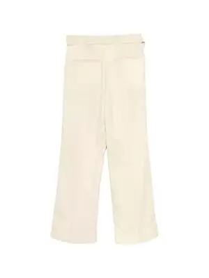Helmut Lang Belted Pleated Trousers
