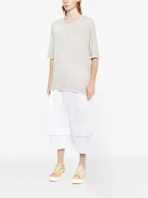 ISAAC SELLAM EXPERIENCE Raw-edge Short-sleeve T-shirt