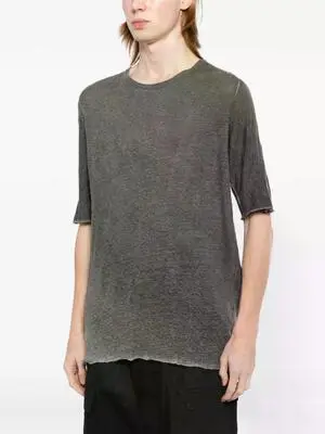 ISAAC SELLAM EXPERIENCE Raw-edge Short-sleeve T-shirt