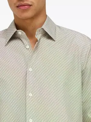 FERRAGAMO Micro-patterned Shirt