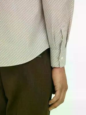 FERRAGAMO Micro-patterned Shirt