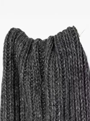 SILVIAN HEACH Metallic-knit Scarf - Grey