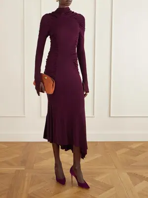 GIANVITO ROSSI 85 Suede Pumps - Purple