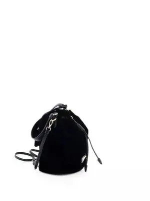 Prada Top Handle Bucket Bag Velvet Mini Satchel