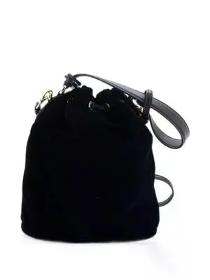 Prada Velvet Mini Satchel - Black