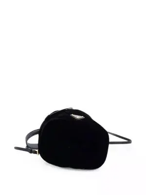 Prada Velvet Mini Satchel - Black