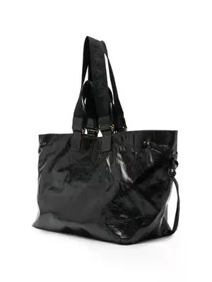 Isabel Marant Étoile Wardy Leather Tote Bag - Black