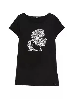Karl Lagerfeld Profile-print T-shirt