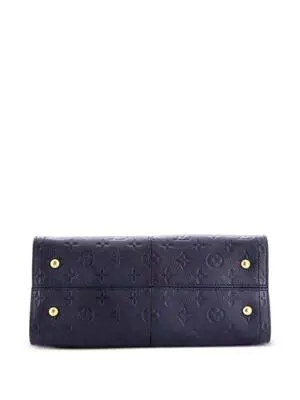 LOUIS VUITTON Sully Monogram Empreinte Leather Pm Tote Bag - Blue