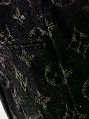 LOUIS VUITTON Daily Handbag Denim Pm Hobo Bag
