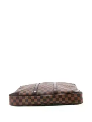 LOUIS VUITTON Porte-documents Voyage Damier Pm Business Bag - Brown