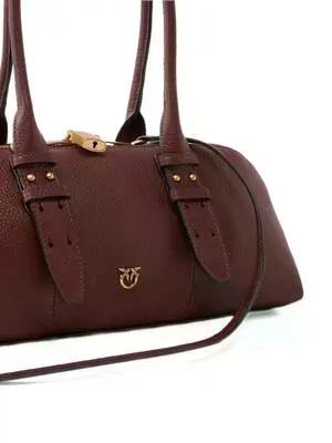 Pinko Love Birds Leather Tote Bag