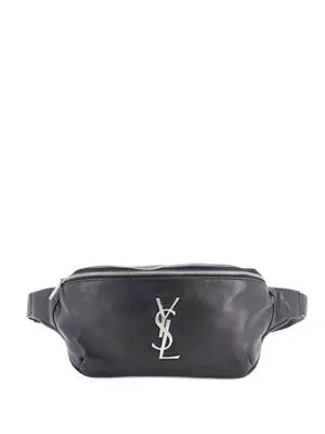 Saint Laurent Classic Monogram Belt Bag - Black