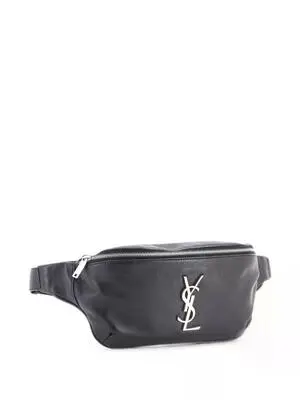 Saint Laurent Classic Monogram Belt Bag - Black