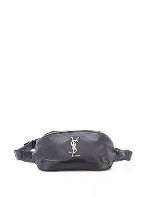 Saint Laurent Classic Monogram Belt Bag - Black