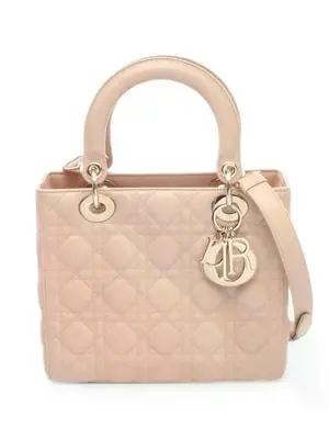 Dior 2010s Lady Cannage Handbag - Neutrals