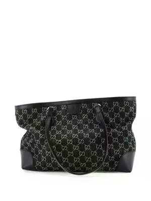Gucci Ophidia Shopping Gg Denim Medium Tote Bag