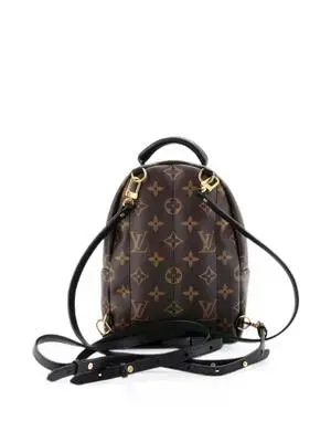 LOUIS VUITTON Palm Springs Monogram Canvas Mini Backpack - Brown