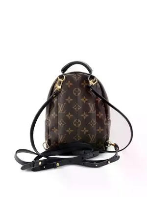LOUIS VUITTON Palm Springs Monogram Canvas Mini Backpack - Brown