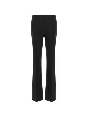 THE ROW Fabien Pressed-crease Trousers - Black