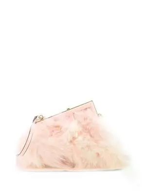 Fendi Fur Small Shoulder Bag - Pink