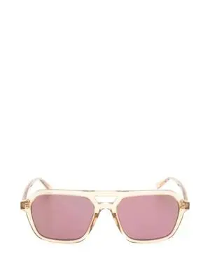 Saint Laurent Pilot-frame Sunglasses - Neutrals
