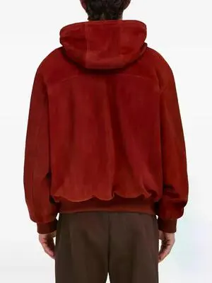 FERRAGAMO Suede Blouson With Hood