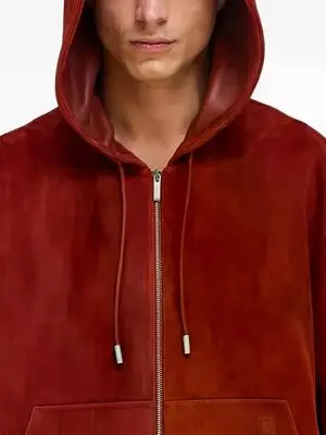 FERRAGAMO Suede Blouson With Hood