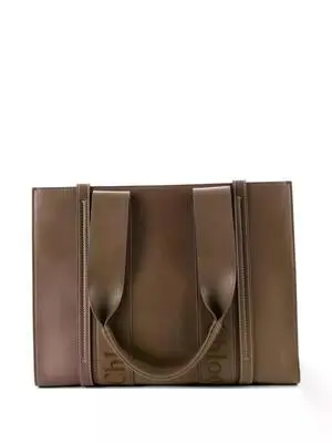 Chloé Woody Leather Medium Tote Bag