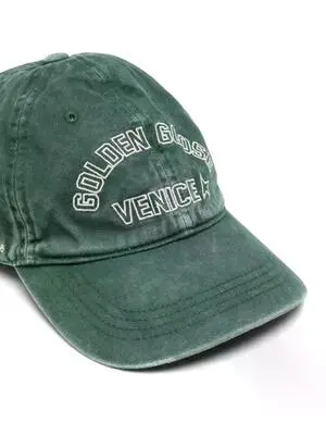 GOLDEN GOOSE Logo-embroidered Star-patch Baseball Cap