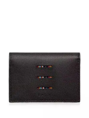 Paul Smith Striped Cardholder - Brown