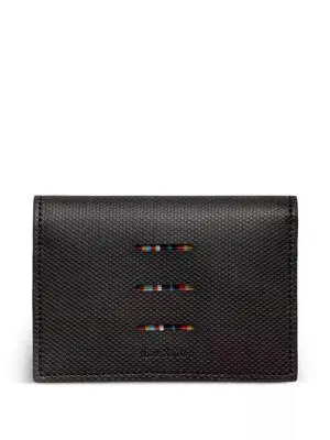 Paul Smith Striped Cardholder - Brown