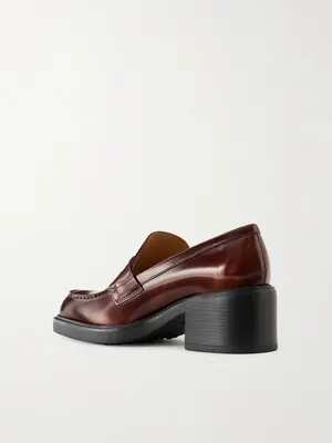 TOD'S Gomma Block Heel Loafers