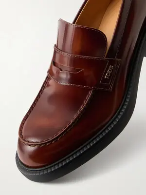 TOD'S Gomma Block Heel Loafers
