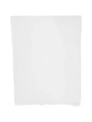 Fabiana Filippi Sequin-embellished Frayed Scarf - White
