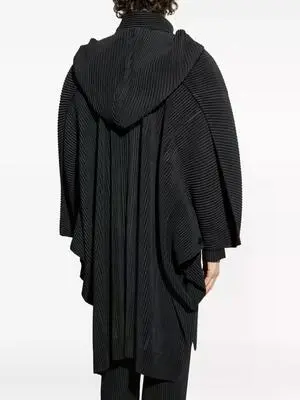 Issey Miyake Pleated Hooded Coat