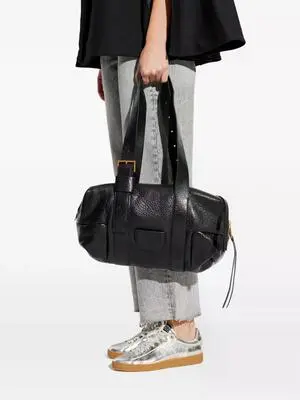 ALLSAINTS Ares Grain Leather Shoulder Bag
