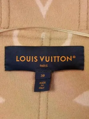 LOUIS VUITTON 2010s Giant Monogram Hooded Coat