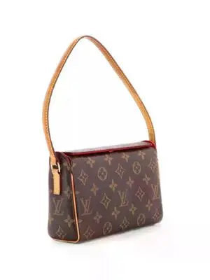 LOUIS VUITTON Recital Handbag Monogram Canvas Shoulder Bag - Brown
