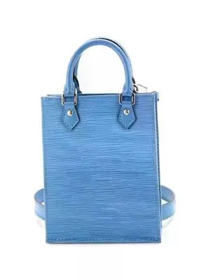 LOUIS VUITTON Petit Sac Plat Bag Epi Leather Crossbody Bag